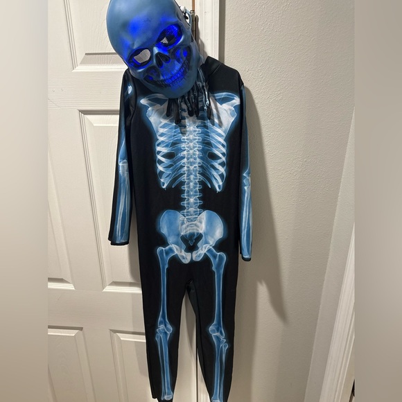 Spirit | Costumes | Skeleton Costume With Blue Accents | Poshmark